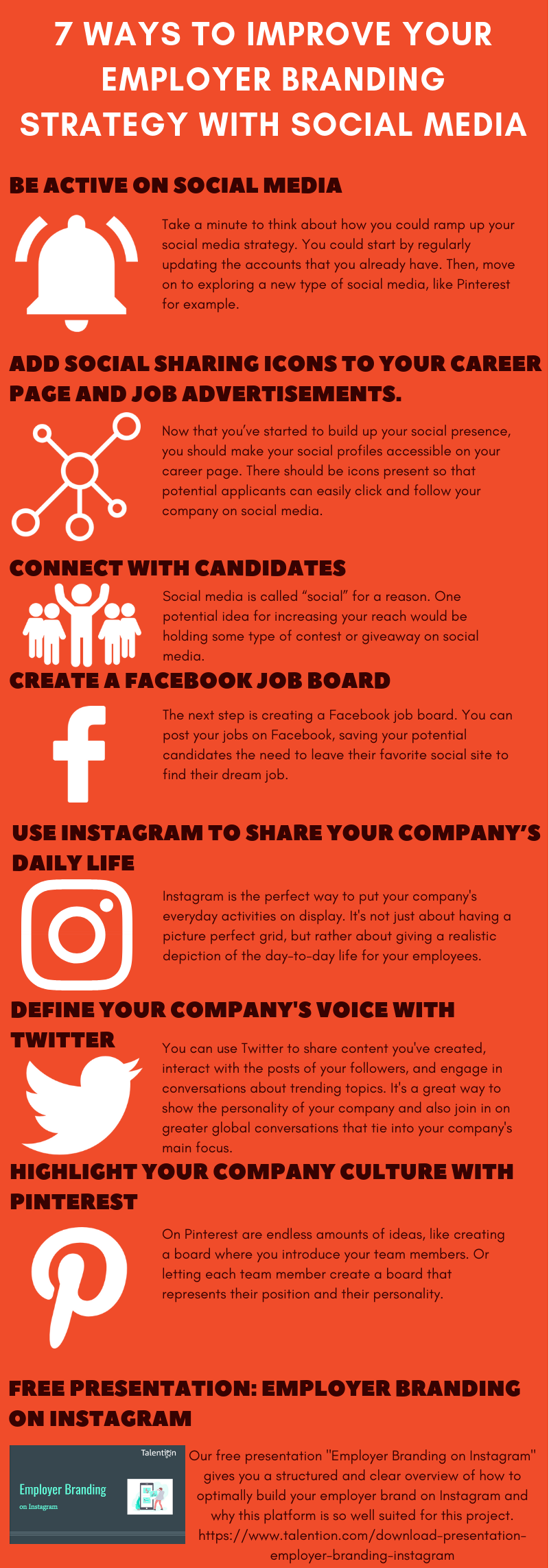 7 Ways to Improve your Employer Branding Strategy (Infographic)