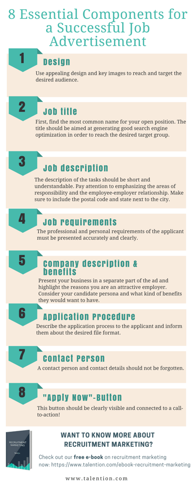 8 Tips for a Successful Job Advertisement (Infographic)